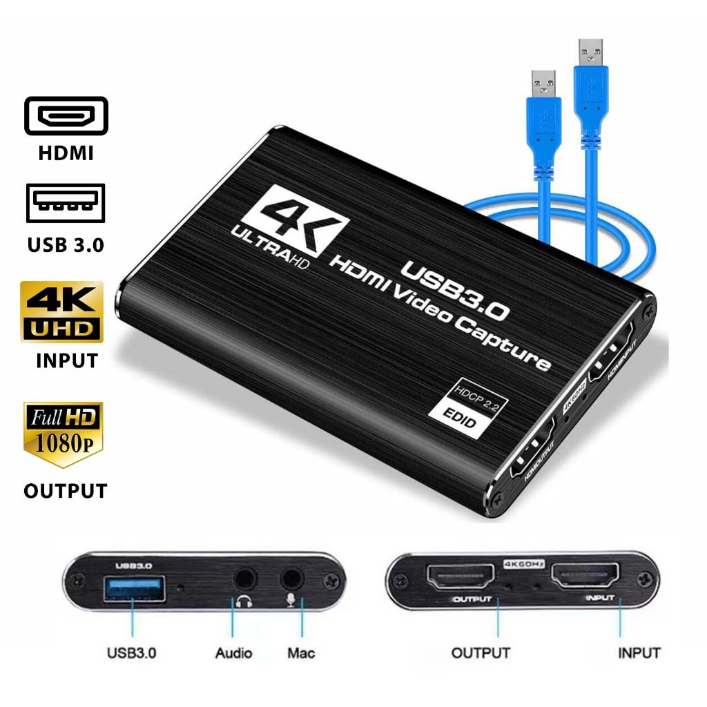 HDMI live Camera link Capture card video 4K 60fps usb 3.0 thu tín hiệu ...