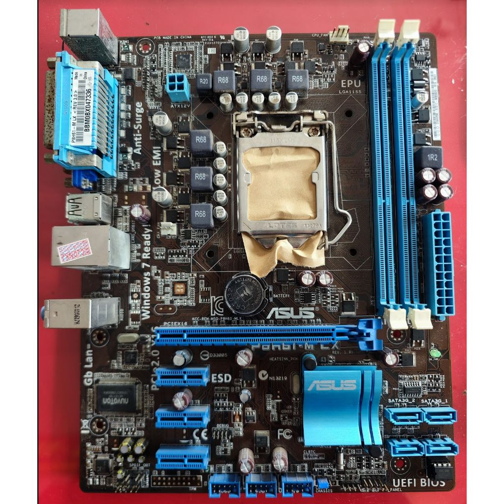 Main máy tính H61 socket 1155 hàng bóc máy chính hãng bảo hành 1 tháng ...