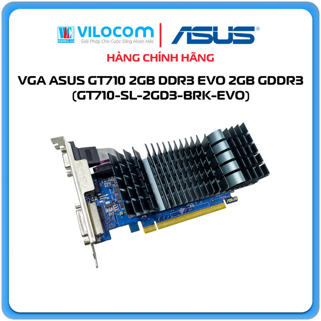 Card VGA ASUS GT710-SL-2GD3-BRK-EVO_90YV0I70-MONA00 | Shopee Việt Nam