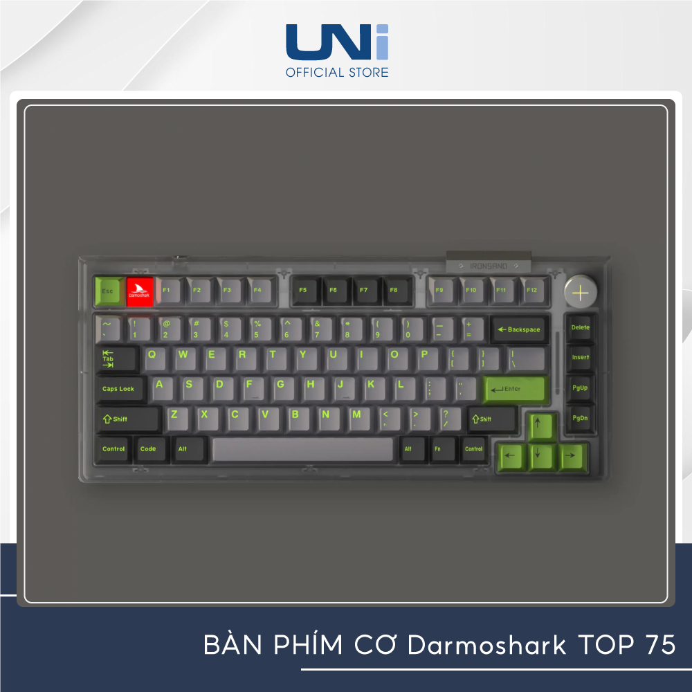 Bàn Phím Cơ Darmoshark TOP 75 (TTC Shark Switch - Green - Mới, Full box ...