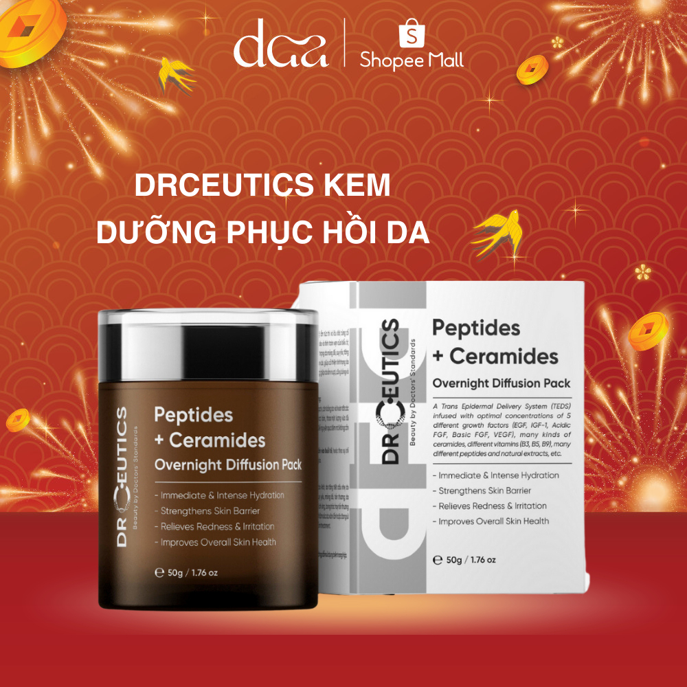 Drceutics Kem Dưỡng Peptides Và Ceramides Overnight Diffusion Pack Phục ...