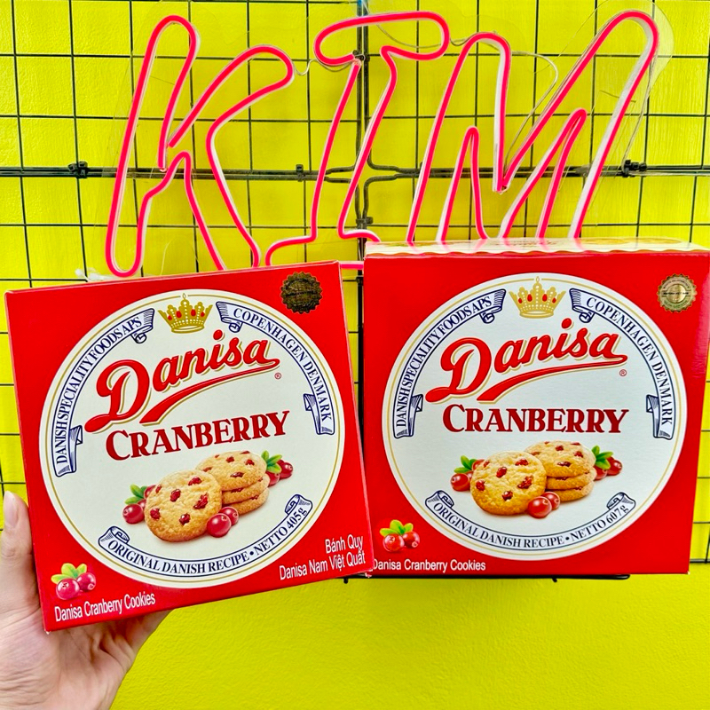 Bánh quy nam việt quất Danisa Cranberry hộp thiếc | Shopee Việt Nam