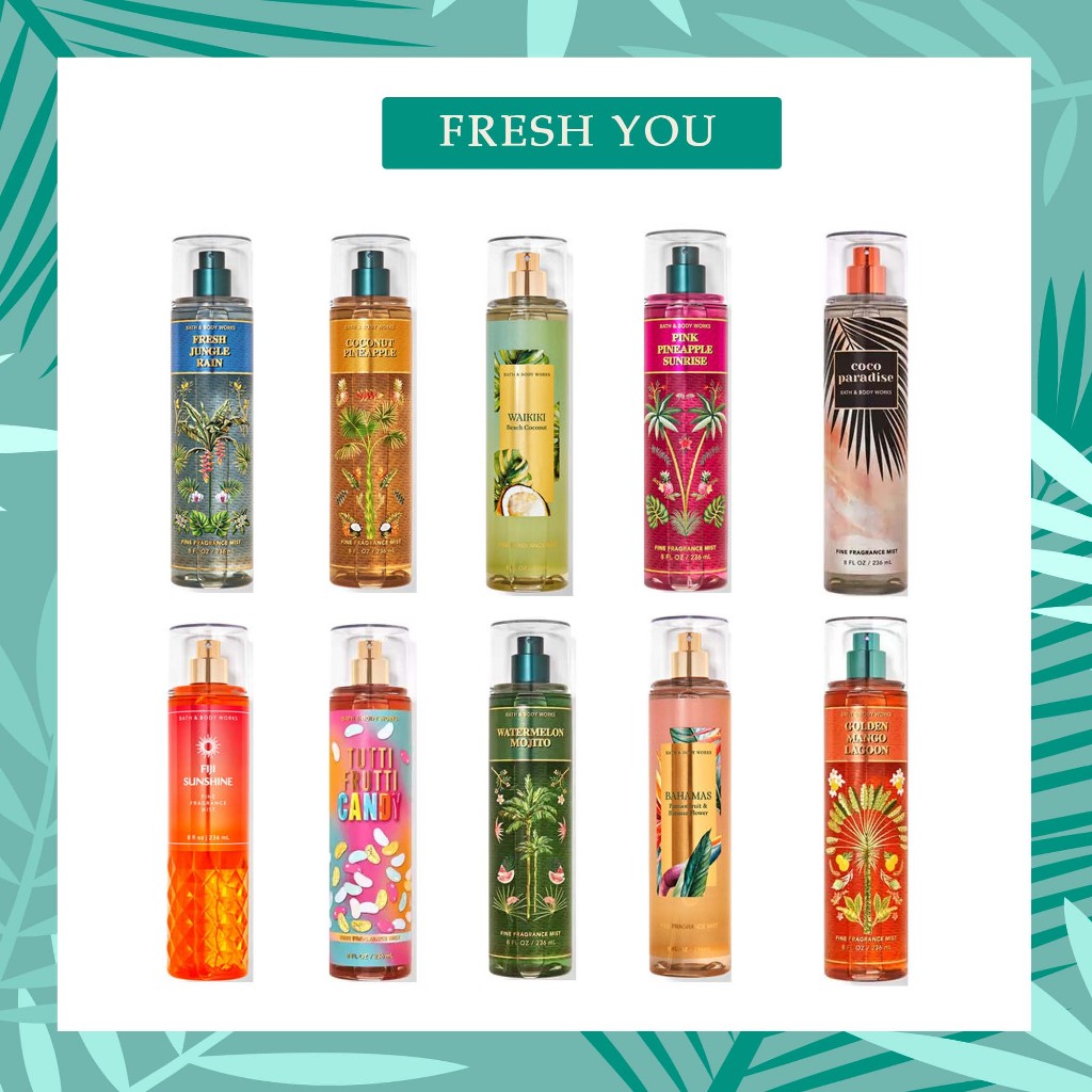 (Đủ mùi) Mùa hè - FULL Body Mist Xịt Thơm Toàn Thân Body Mist Bath ...
