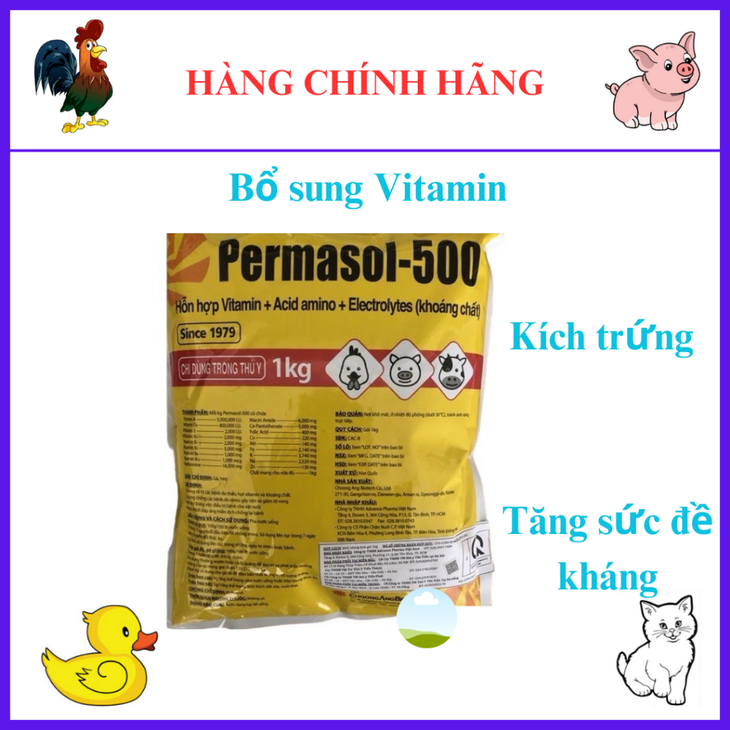 Permasol-500 (Tăng sản trứng) 1kg | Shopee Việt Nam