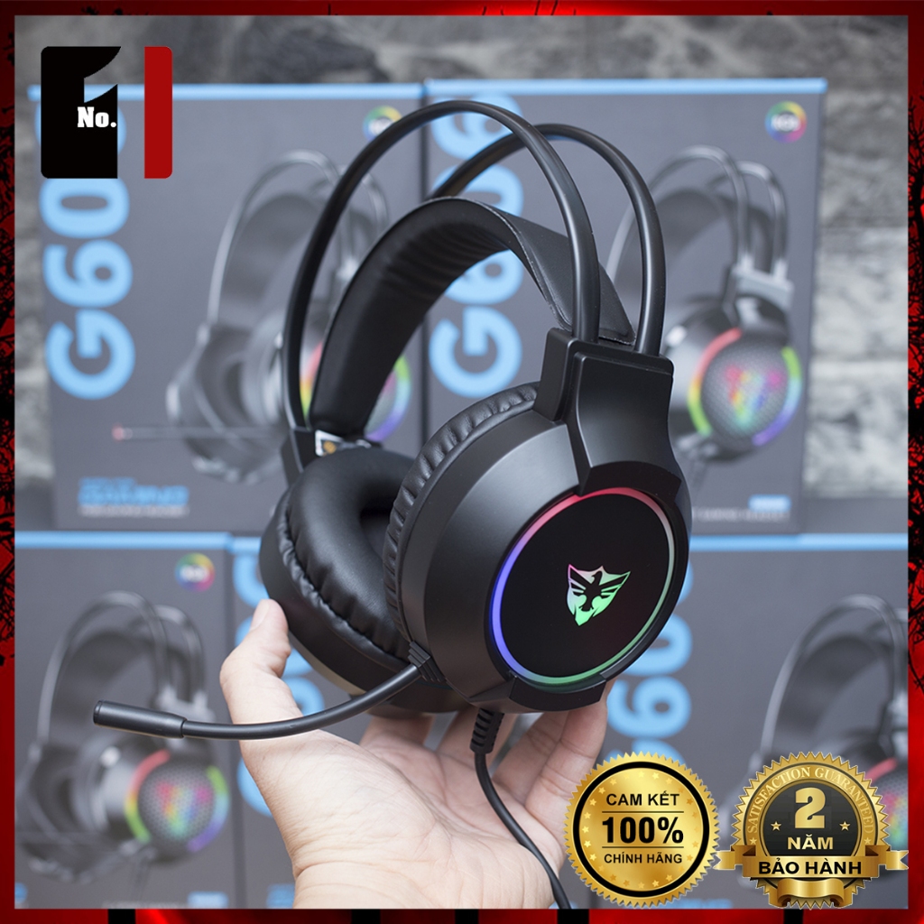 Tai Nghe Headphone Gaming Chụp Tai Có Mic G606 7.1 Led RGB Tai Nghe Máy ...