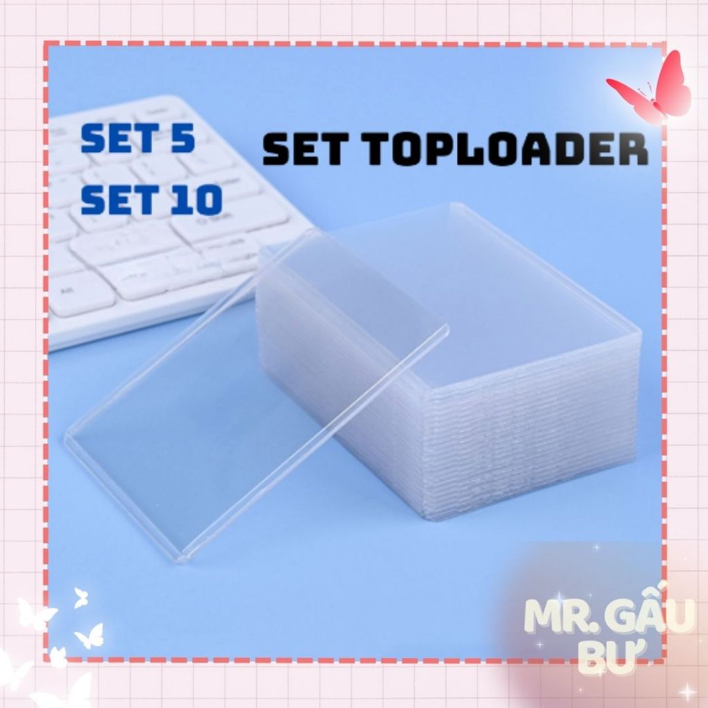 Toploader set 5 10 chiếc kích thước A7 - B8 đựng card ảnh idol Kpop ...