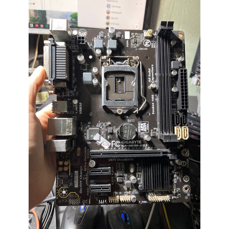 Main H61 H81 B75 B85 các hãng. tặng keo+pin cmos | Shopee Việt Nam