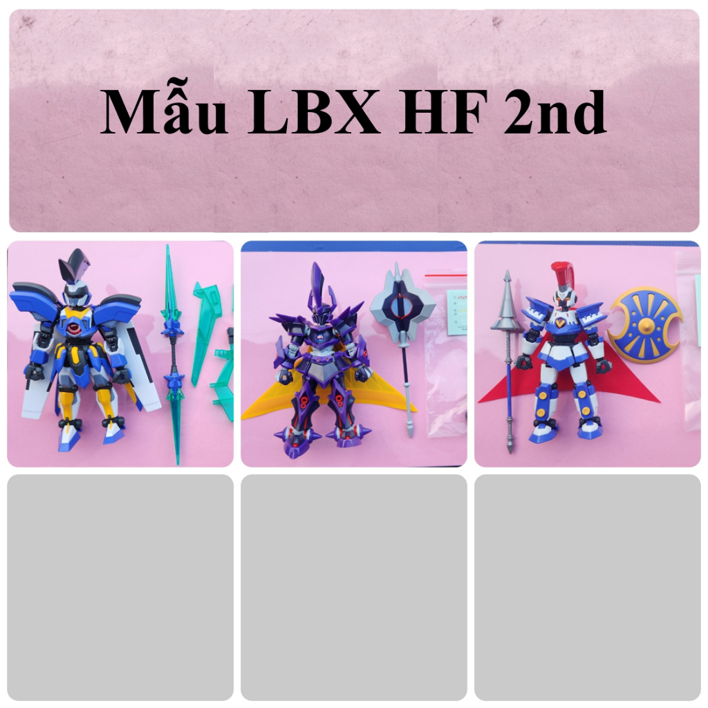LBX Hyper Function 2nd ( HF LBX 2nd ) đầy đủ part ko box, ko sách ( HF Achilles, HF Emperor, HF ...