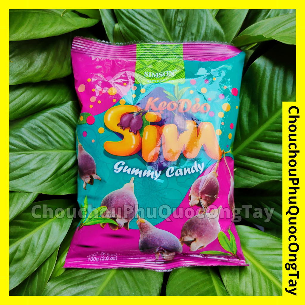 Kẹo sim Phú Quốc, gói 100g, kẹo dẻo sim rừng SIM SƠN - Đặc sản Phú Quốc ...