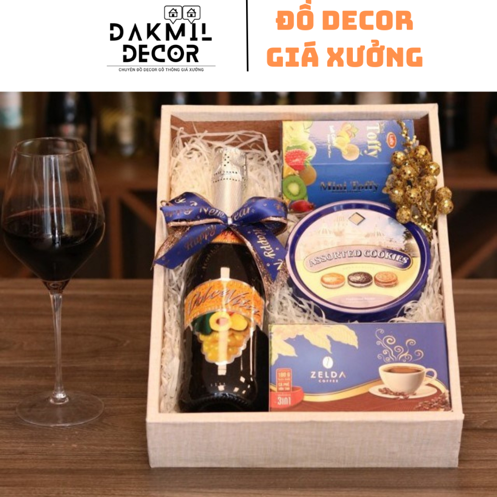 Khay Gỗ Đựng Quà Tết - Gỗ Thông Nhập Khẩu Đăk Mil Decor | Shopee Việt Nam