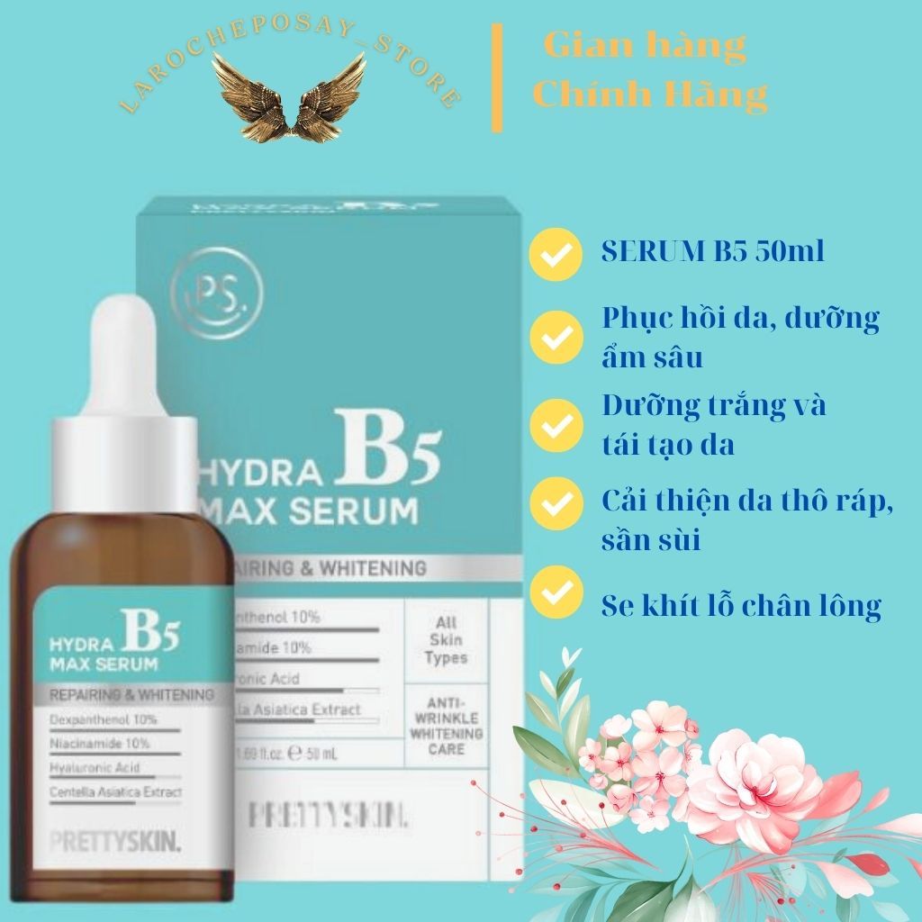 Serum B5 Hydra Tinh Chất Phục Hồi Dưỡng Trắng, Chống Lão Hóa Da ,ngăn ...