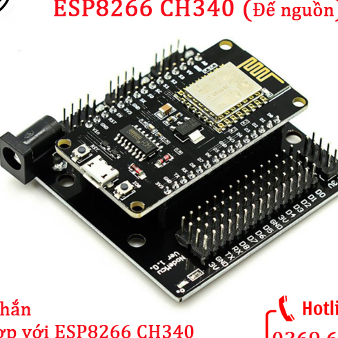 Module Esp32 IOT kèm Đế Ra Chân Cho kit ESP32 NodeMCU V3 CH340 bo mạch ...