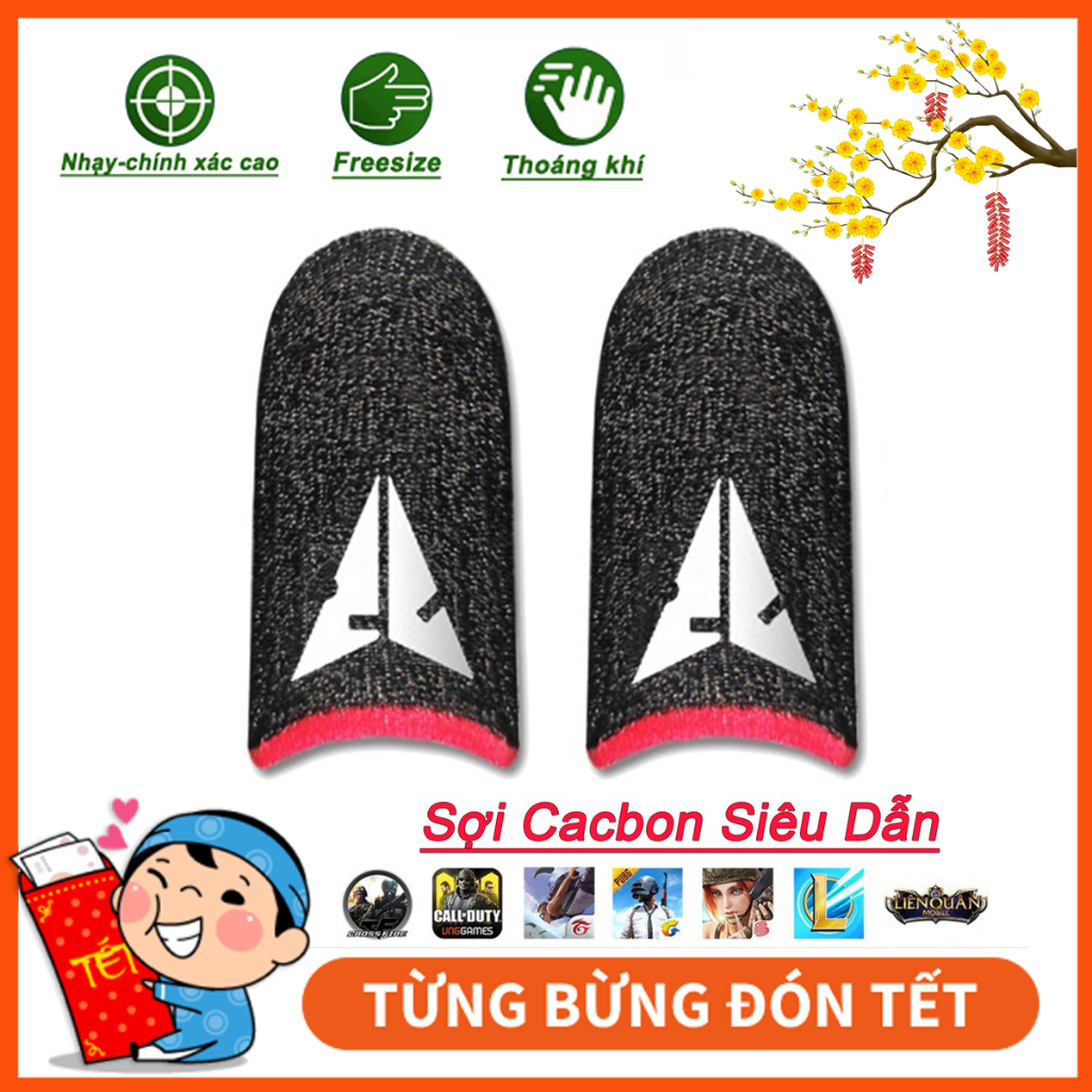 Găng tay chơi game cao cấp Arrow sợi Cacbon 😍Freeship😍 Bao tay chơi game cao cấp - Phụ kiện bao ...