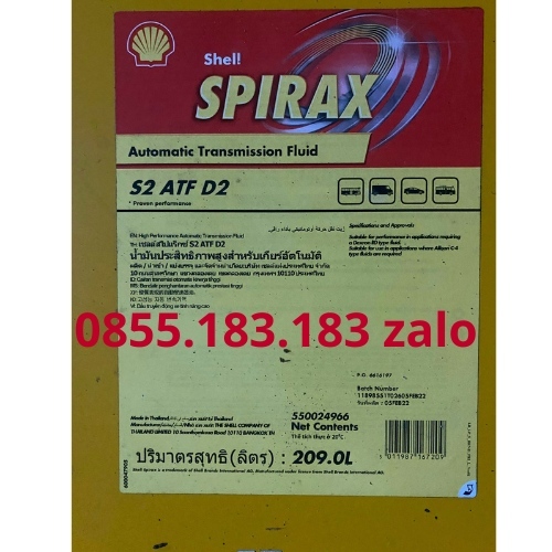 Shell Spirax S2 ATF D2 (Donax TA) | Shopee Việt Nam