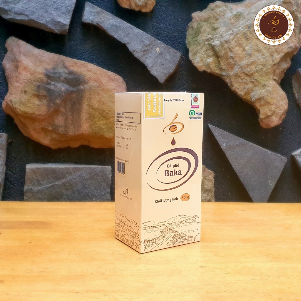 Cà Phê Nguyên Chất Baka - Moka (Hộp 500g) | Shopee Việt Nam