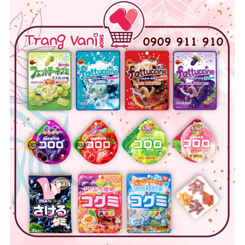 Kẹo Dẻo UHA Kororo - Kogumi - Bourbon Nội Địa Nhật | Shopee Việt Nam