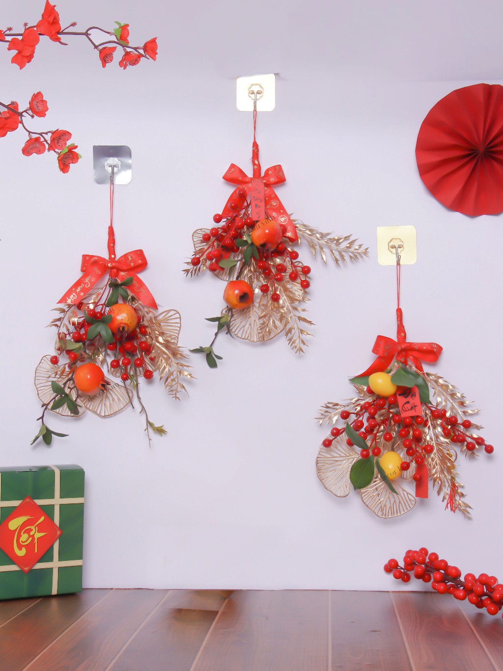 Vòng Hoa Tết H98 Dây Treo Vòng Hoa Tết, Vòng Hoa Trang Trí Tết Xuân | Shopee Việt Nam