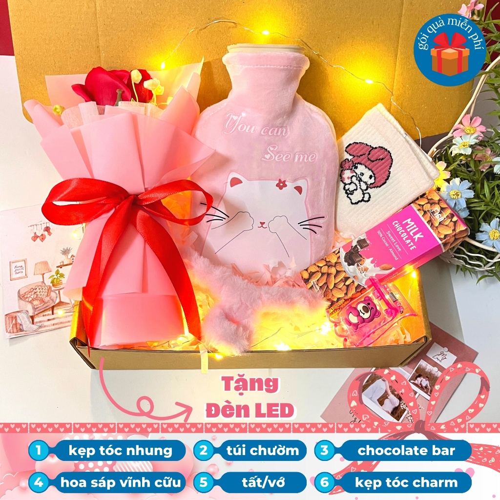 Bộ quà tặng bạn gái giáng sinh , hộp quà tặng sinh nhật,ngày lễ noel ...