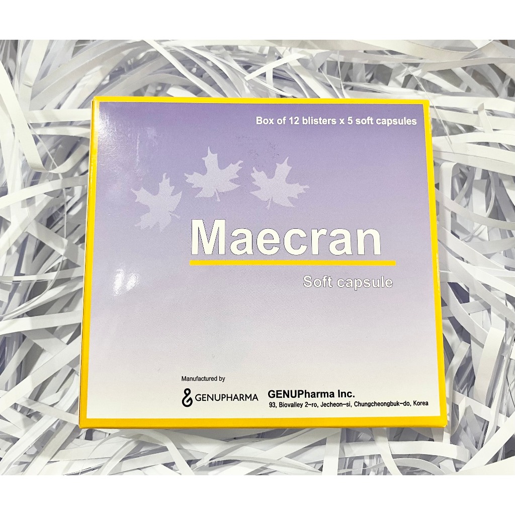 Maecran bổ sung vitamin và khoáng chất (12 vỉ x 5 viên) - [CHÍNH HÃNG ...