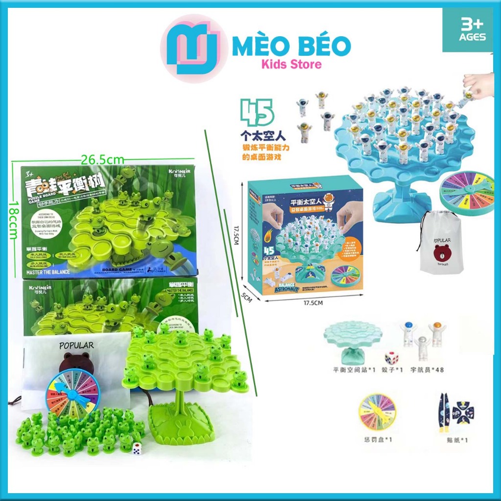 Board game Đồ chơi cân bằng hình Phi hành gia- Mèo Béo Kids Store ...