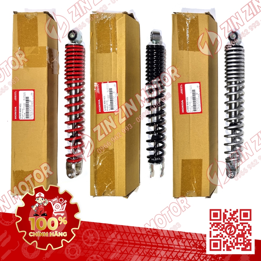 Giảm Xóc Phuộc Sau AB 2016, Air Blade 2017 2018 2019 52400-K66-V01, 52400-K66-V11, 52400-K66-VG1 ...