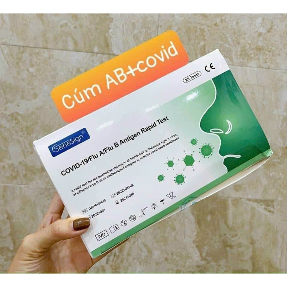 Bộ Test nhanh cúm 2 in1 (Cúm A/B- Covit) [TẶNG] Nhiệt kế Sika | Shopee ...