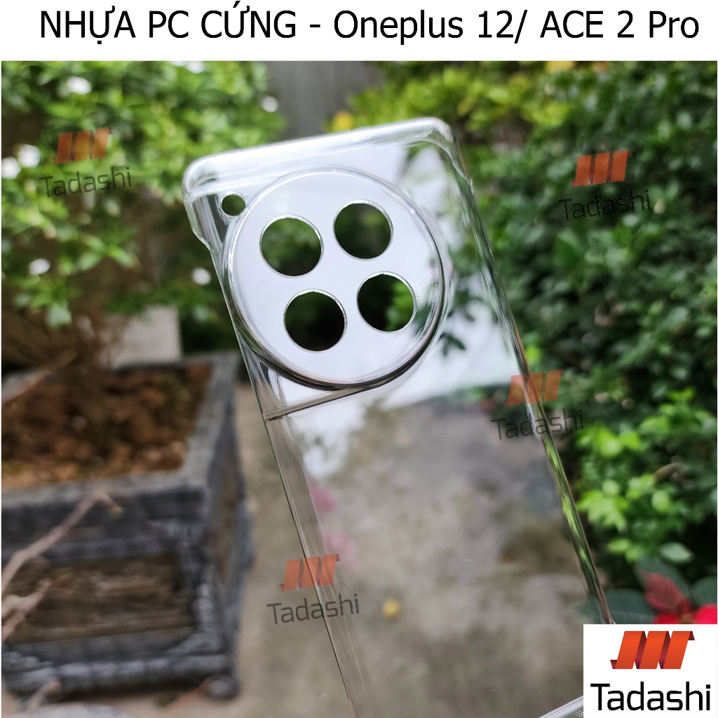 Ốp Lưng Trong Suốt KHÔNG VIỀN Oneplus 12/ 13, Oneplus ACE 2 Pro/ ACE 3 Nhựa PC CỨNG, KHÔNG Ố ...