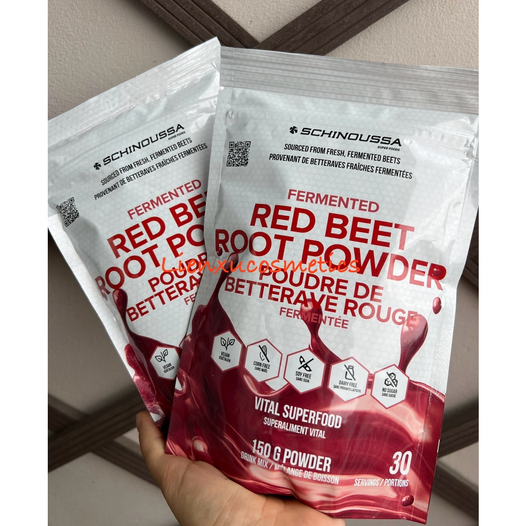 Bột củ cải đường hữu cơ lên men Schinoussa Fermented Beet Root Powder ...
