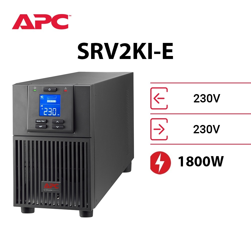 Bộ lưu điện APC Easy UPS On-Line SRV 2000VA | 1800W | 230V SRV2KI-E | Shopee Việt Nam