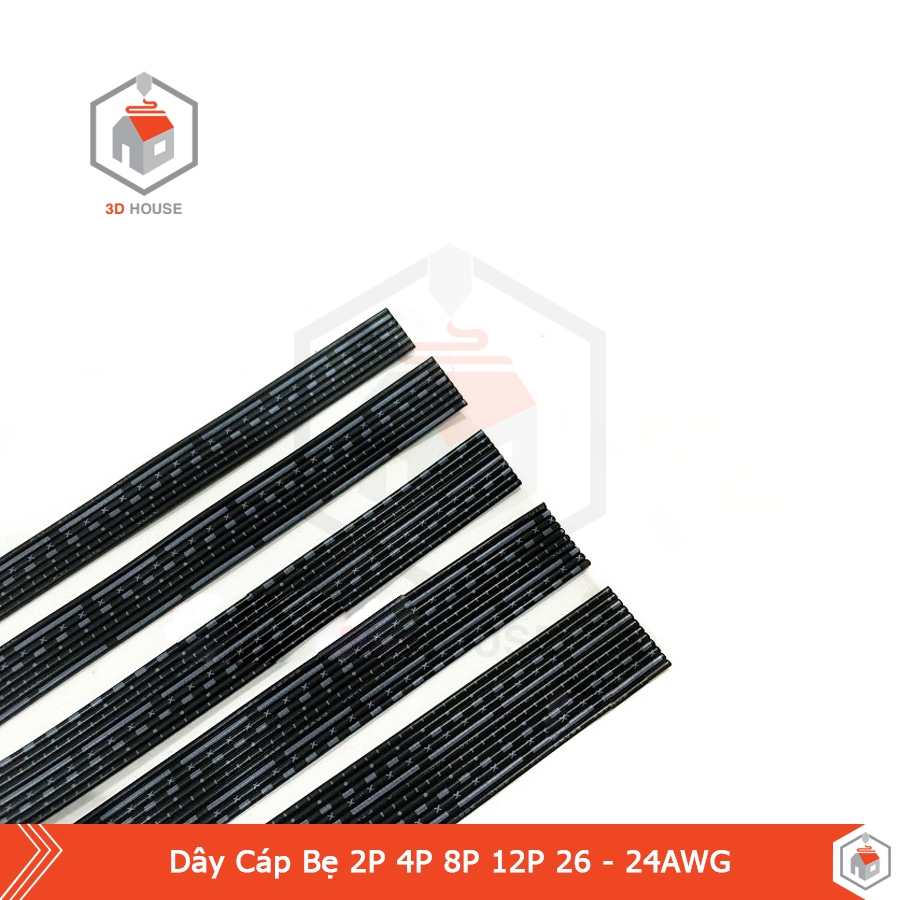 Dây Cáp Bẹ 26AWG - 24AWG 2P 4P 8P 12P (1-2mét) | Shopee Việt Nam