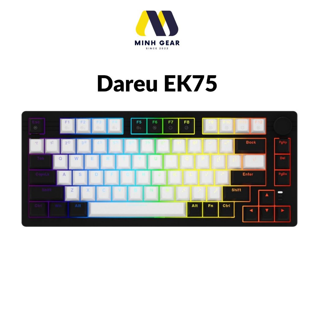 Bàn phím cơ DAREU EK75 / EK75 PRO (3 Mode, Gasket Mount, Led RGB ...