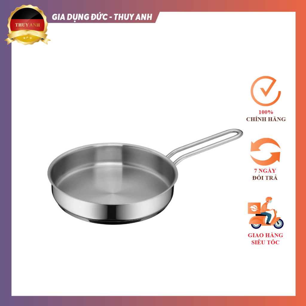 Chảo inox Mini WMF Pfanne Frying Pan 18cm quai dài hàng Đức | Shopee ...