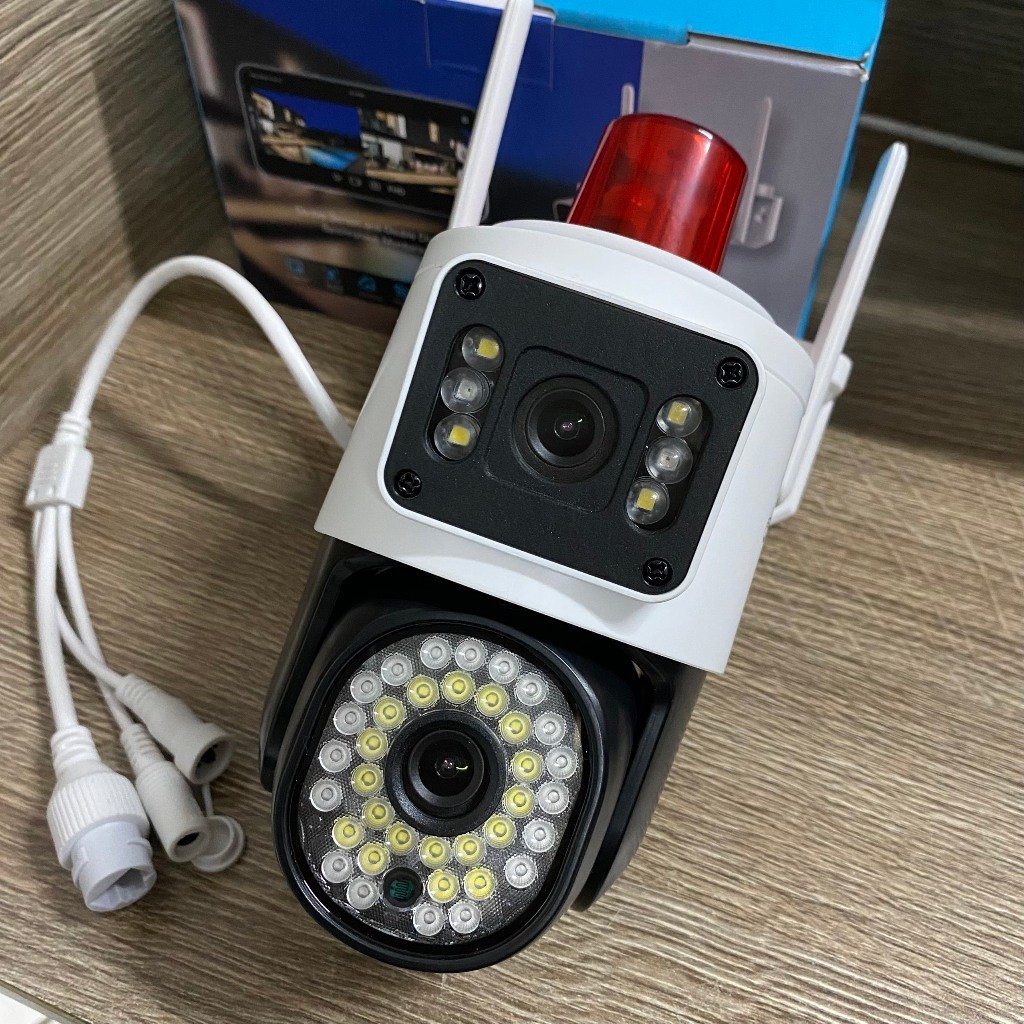 Camera WiFi Yoosee 2 Mắt Q42-DS Xem Hai Màn Hình Cùng Lúc, Có Tích Hợp ...
