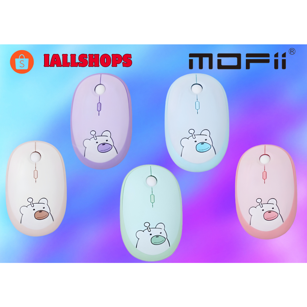 Chuột không dây MOFII M2 Hello Bear , MOUSE 2.4G PINK M2 GEEZER ...