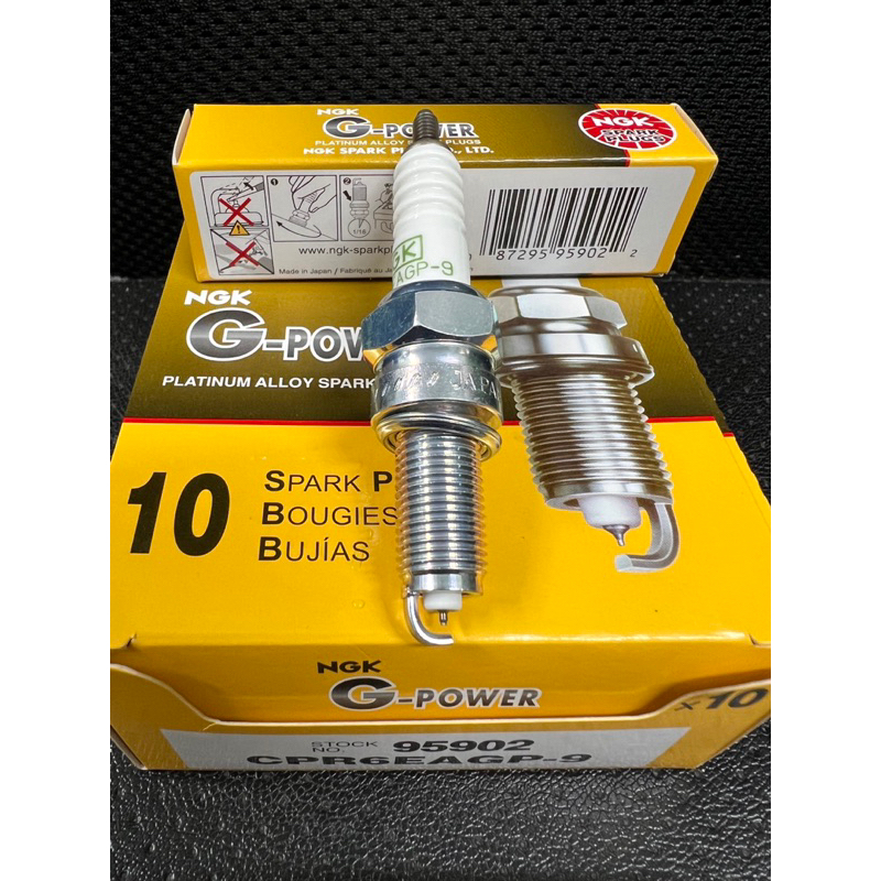 Bugi NGK CPR6EAGP-9 Bạch Kim cho Winner, Exciter, Airblade, Lead, Wave ...