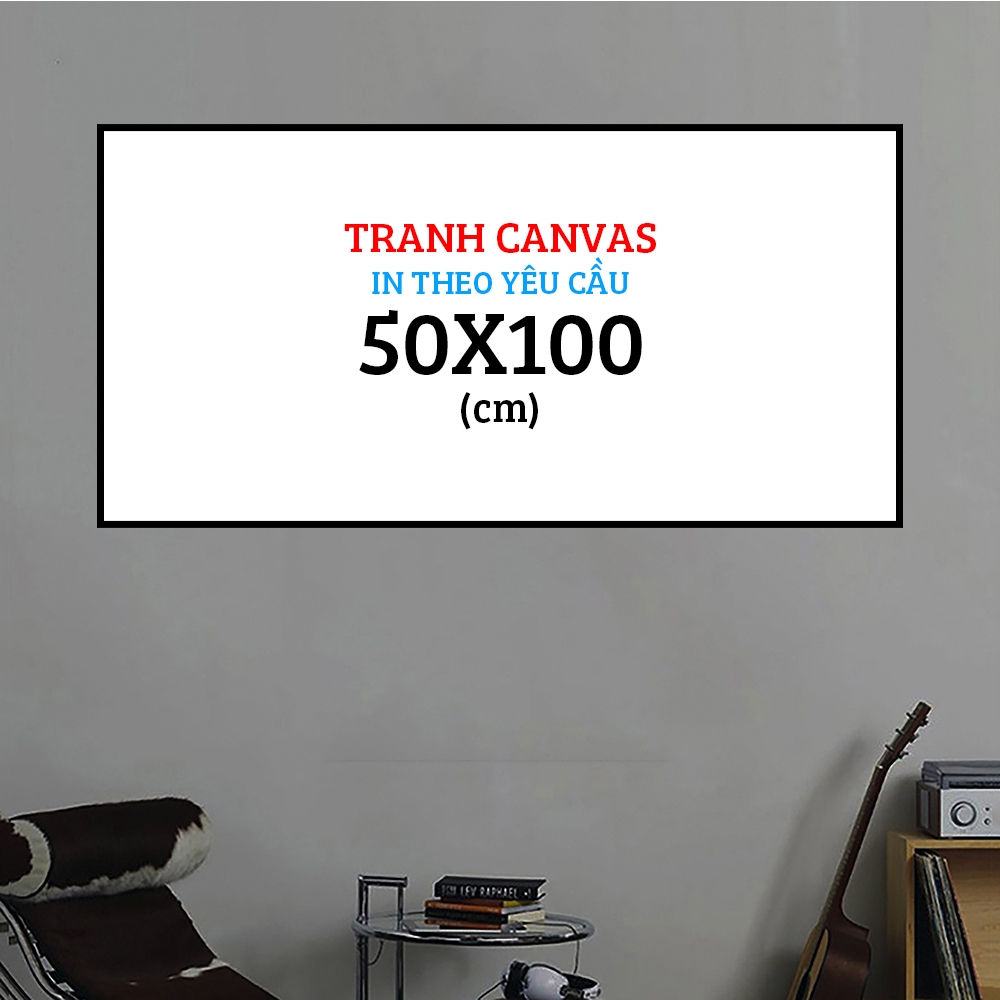 Tranh Canvas 50x100 (cm) Có Khung Composite Maru Store 2020 | Shopee ...