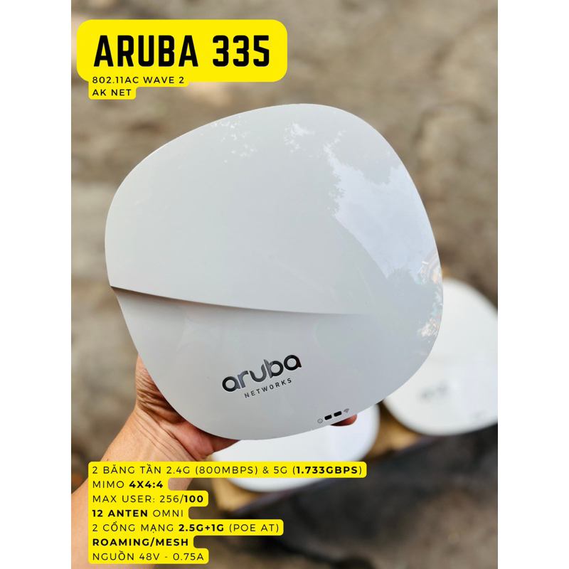 Bộ phát Wifi chuyên dụng Aruba AP IAP 335 345 Mesh Roaming | Shopee ...