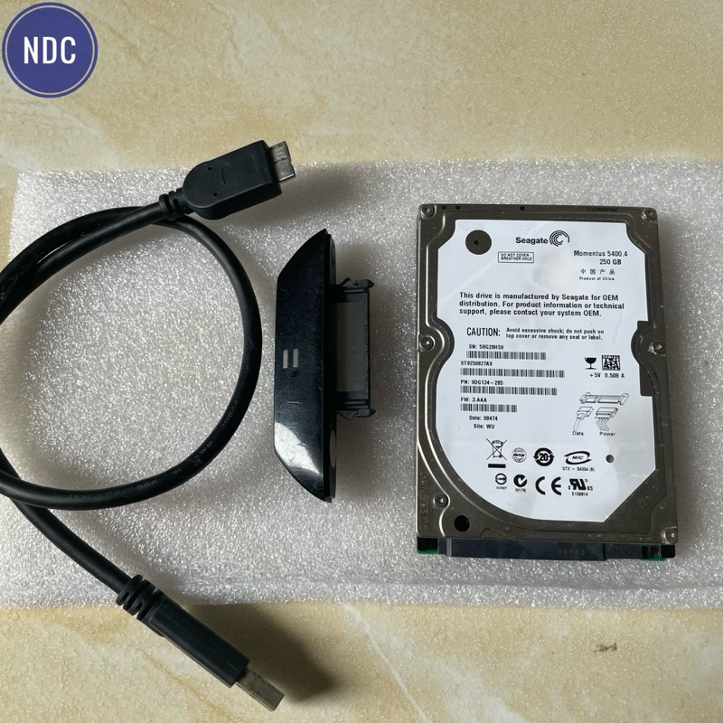[HCM]Ổ cứng HDD 2.5 250 GB (Tặng dock đọc ổ cứng usb 3.0) | Shopee Việt Nam
