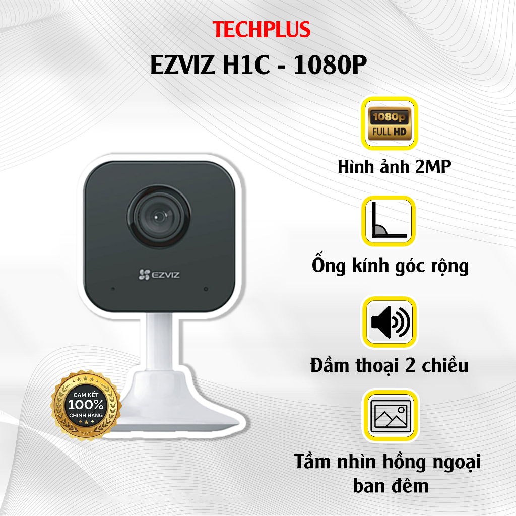 Camera wifi nhỏ gọn Ezviz H1C 2MP - Chính hãng bảo hành 2 năm | Shopee ...