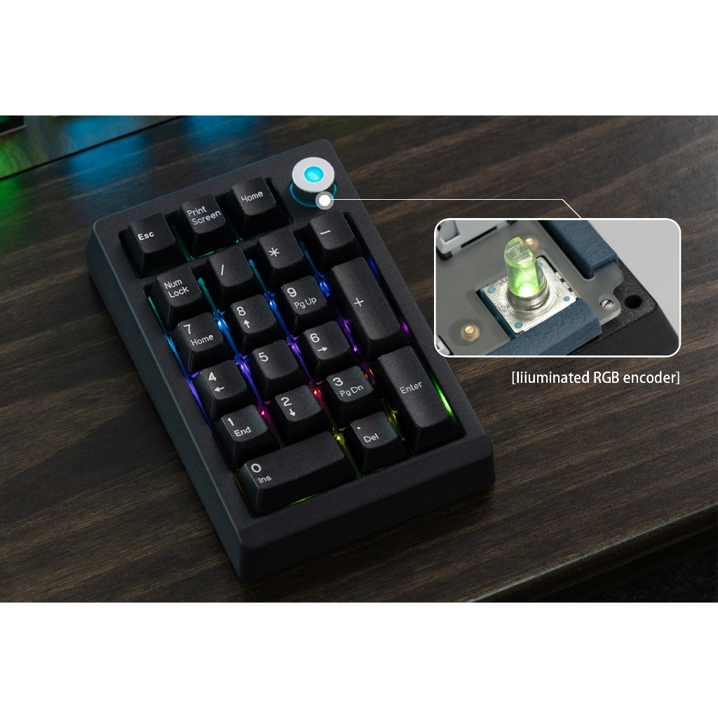 [HỎA TỐC HN - HCM] Bộ KIT Numpad Bàn phím cơ Zoompad | Nhôm CNC | Gasket Mount | 3 Modes ...