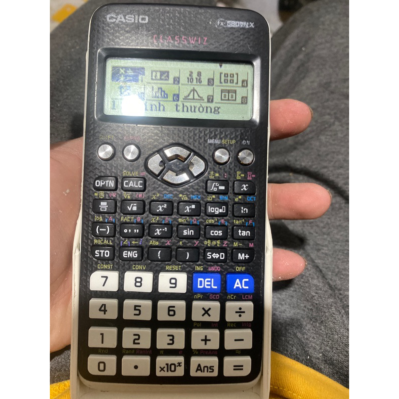 Máy tính casio fx 580 VN X cũ chính hãng, chức năng như mới. | Shopee ...
