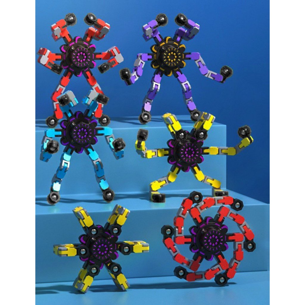 Con Quay Spinner Robot Biến Hình Fidget Spinner DIY Toy | Shopee Việt Nam