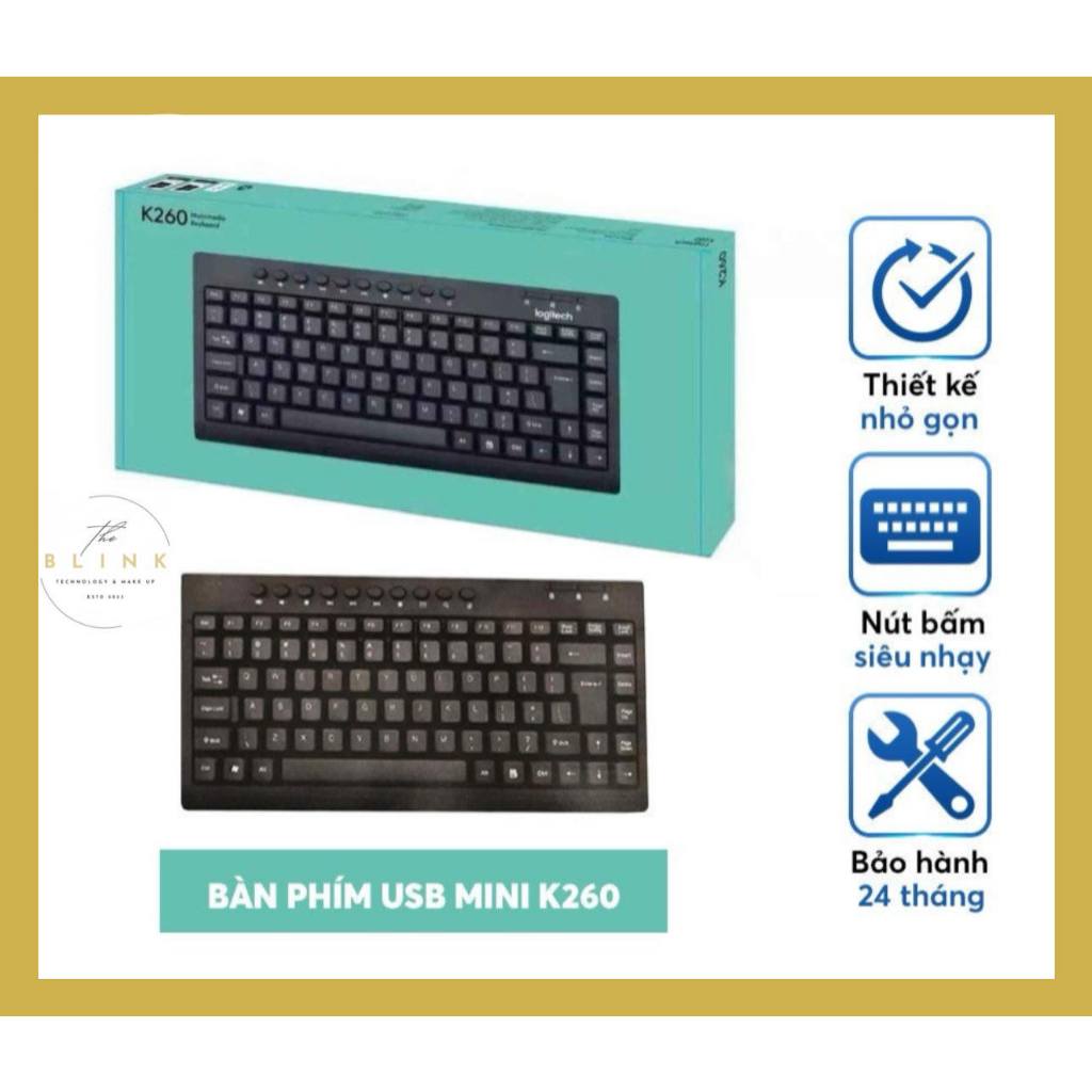 Bàn Phím Mini LGTK260/KB211- Thiết Kế Nhỏ Gọn- Tiện Dụng, Bảo Hành 12 ...