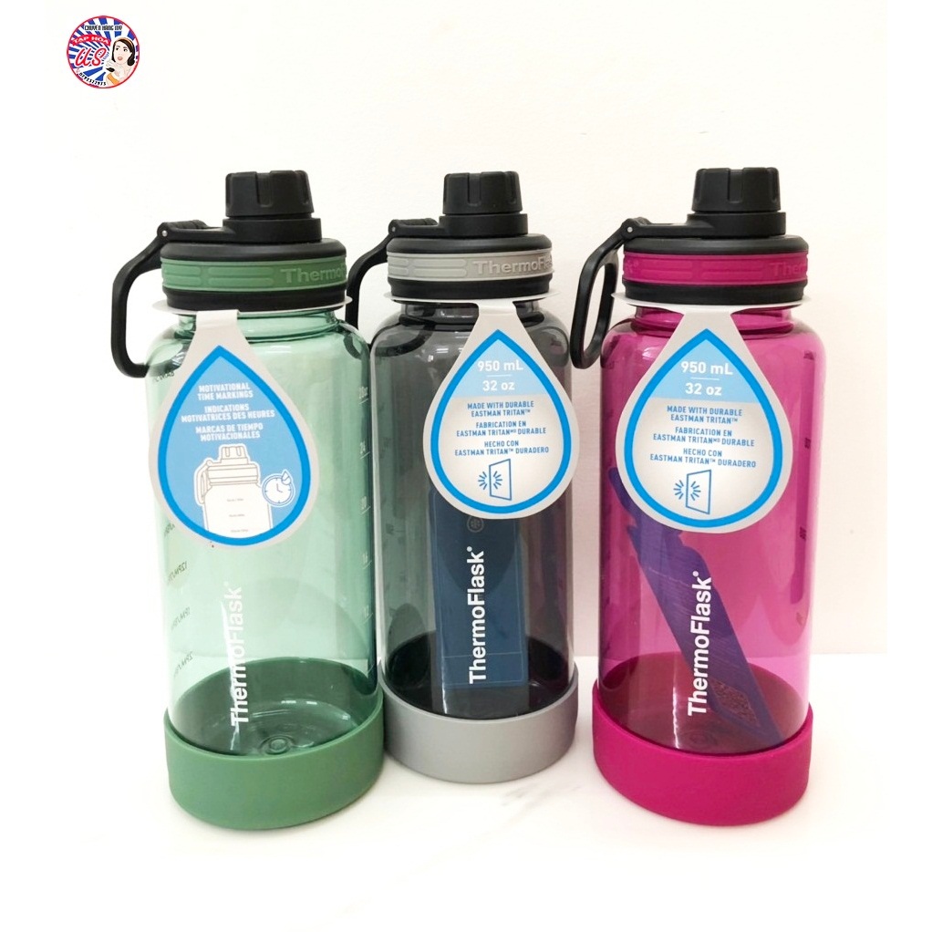 Bình đựng nước trong suốt ThermoFlask 950ml – Mỹ | Shopee Việt Nam