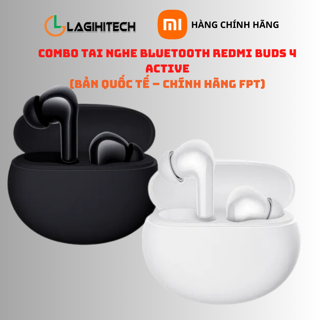 Tai nghe Redmi Buds 4 Lite / Buds 4 Active / Buds 5 ( Đen / Trắng ) Bản ...