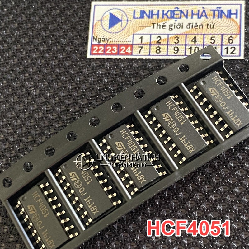 Túi 5 con IC HCF4051 SOP-16 tương đương cd4051 | Shopee Việt Nam