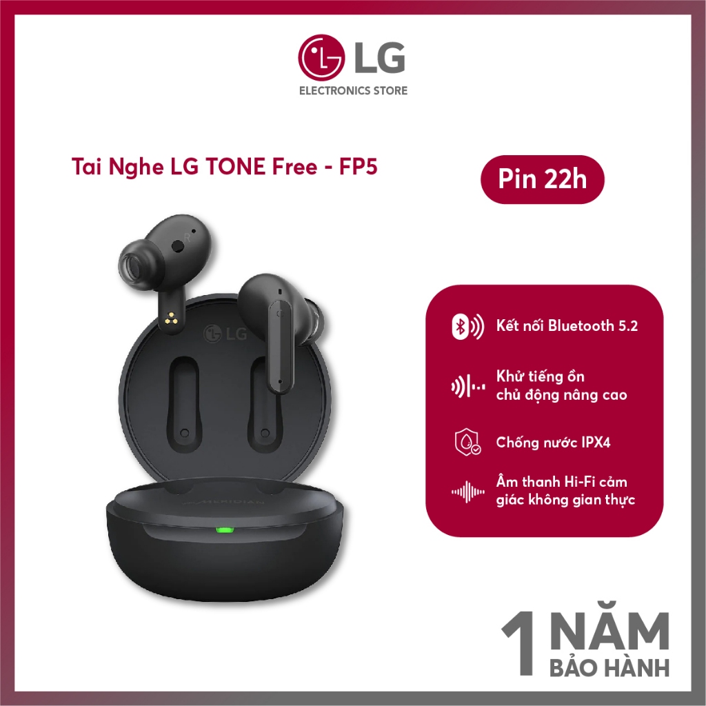Tai nghe LG Bluetooth Tone Free FP5 / FP5W | Shopee Việt Nam