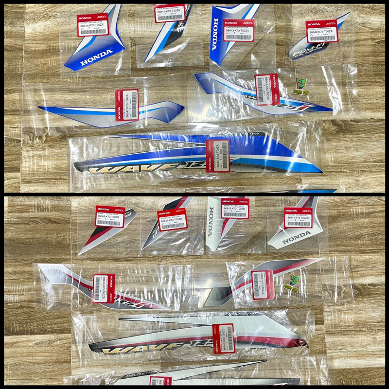 Bộ Tem Wave 125i zin nhập thái 2015-2017, hàng zin chuẩn nét | Shopee ...