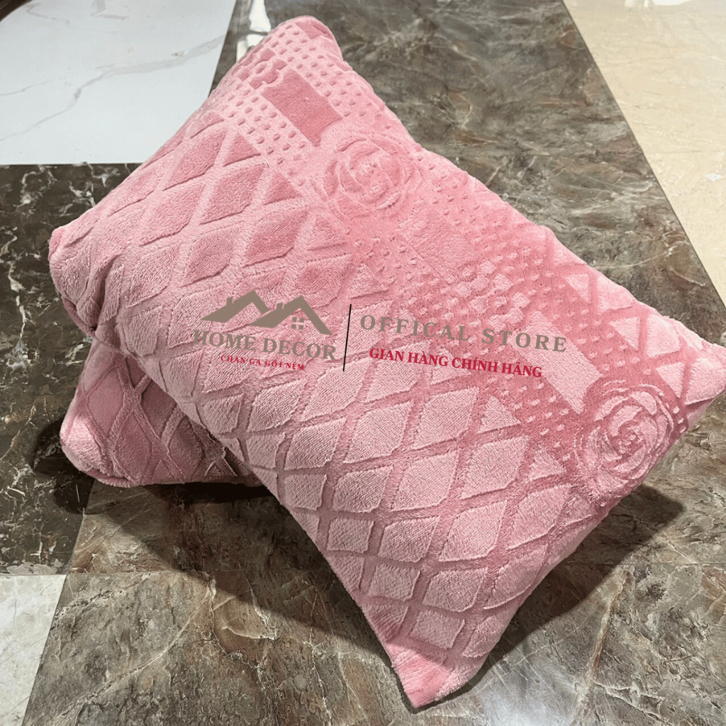 Vỏ gối nằm nỉ nhung COCO kích thước 45*65cm, áo gối nằm mềm mại ấm áp cho mùa đông đủ màu lựa ...