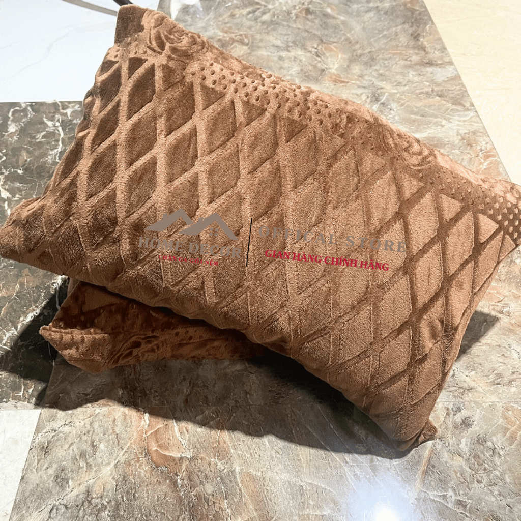 Vỏ gối nằm nỉ nhung COCO kích thước 45*65cm, áo gối nằm mềm mại ấm áp cho mùa đông đủ màu lựa ...